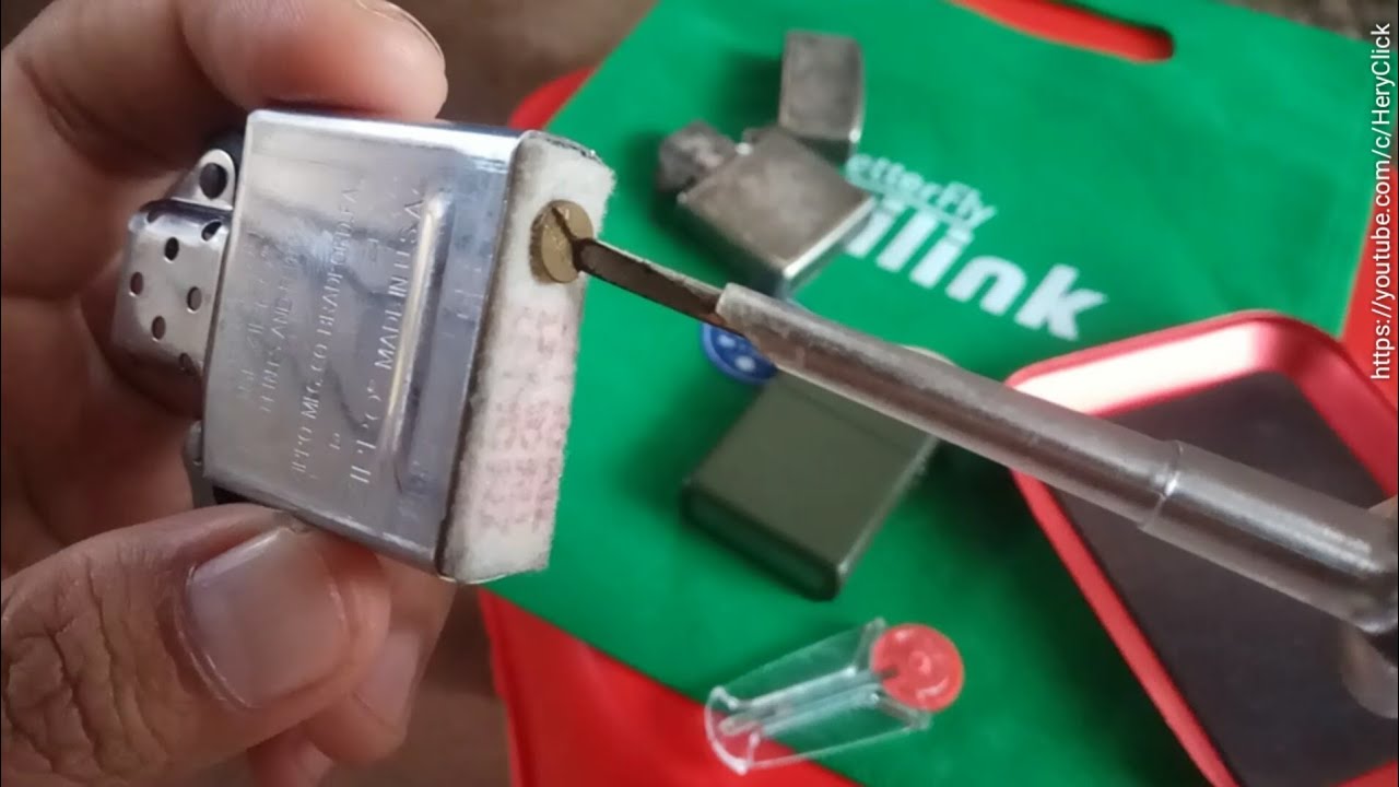 CARA Ganti Batu api Korek Zippo untuk Pemula - YouTube