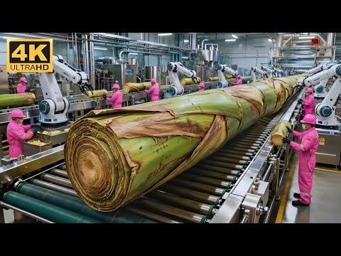 Inside the Largest High-Tech Banana Stem Factory You've Never Seen ...