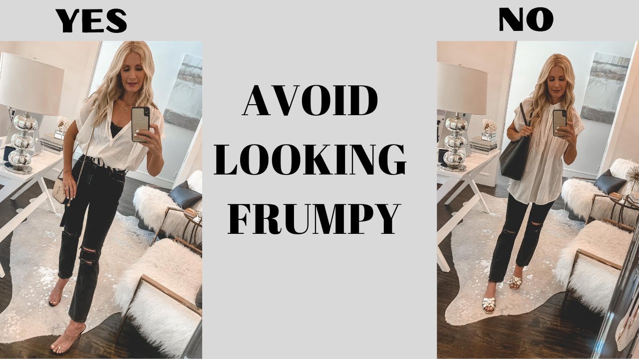 10 Style Tips to Help You Avoid Looking Frumpy | Fashion Over 40 - YouTube
