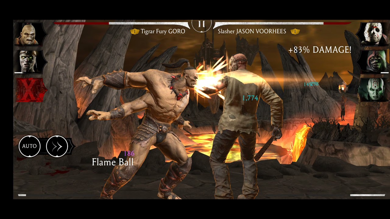 Mortal Kombat Goro Attack - YouTube