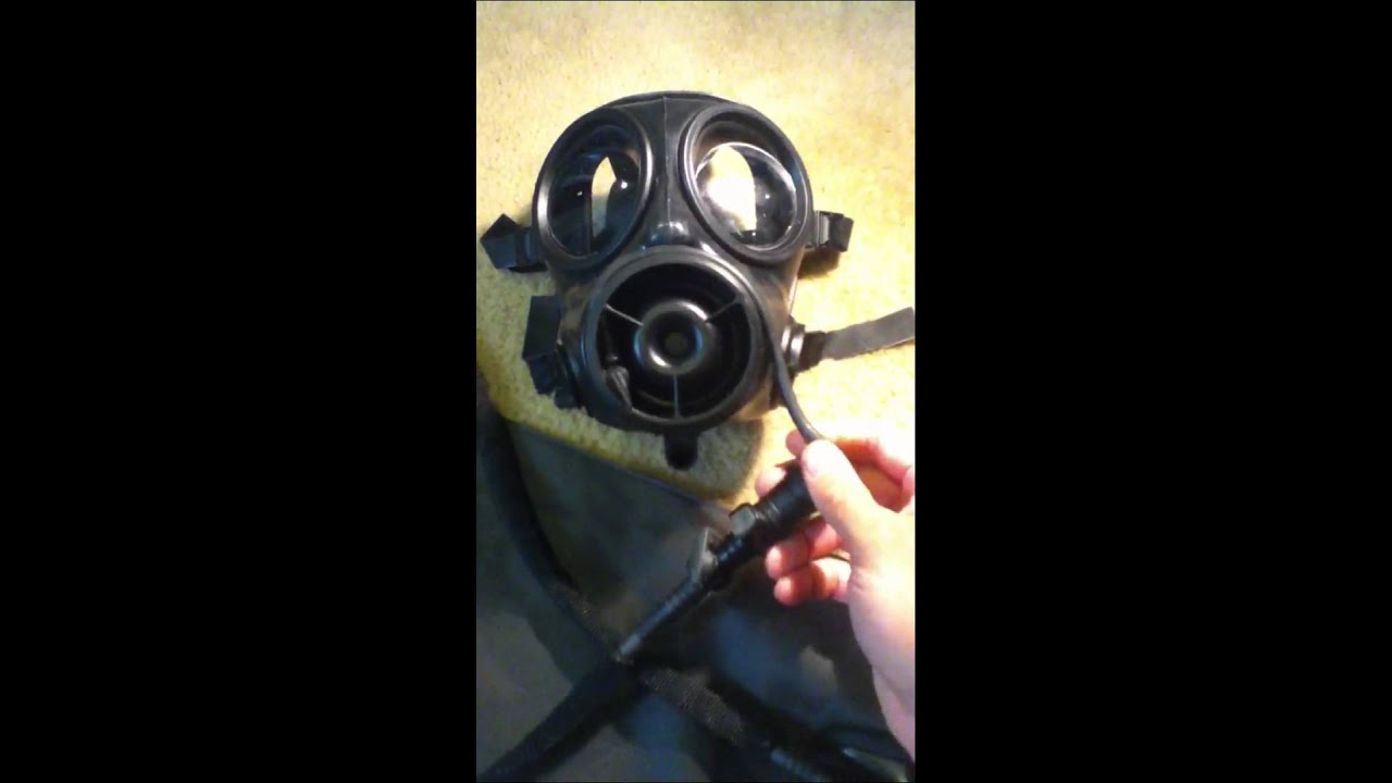 Type-A Protective Mask Adapter by Camlbak for the S-10 Gas mask - YouTube