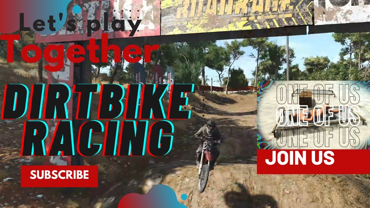 Racing Dirt bikes on the track SCUM GAMEPLAY - YouTube