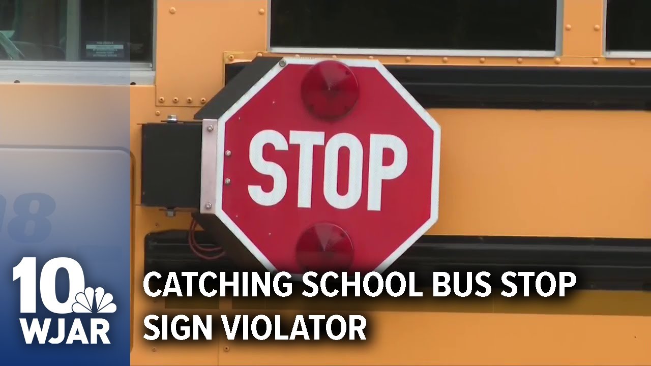 School bus cameras would catch stop-sign violators - YouTube