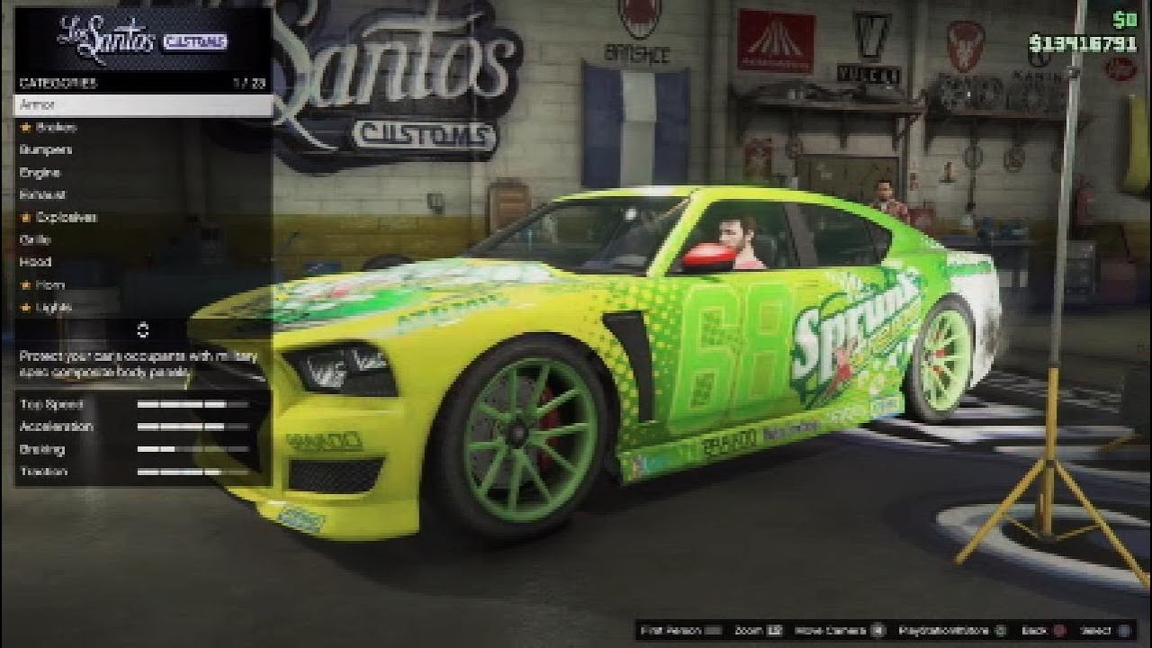 Bravado Sprunk Buffalo - All Customisation Options (SPORTS CARS) - YouTube