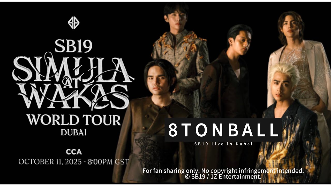 SB19 - 8TonBall with lyrics (Live in Dubai) - YouTube