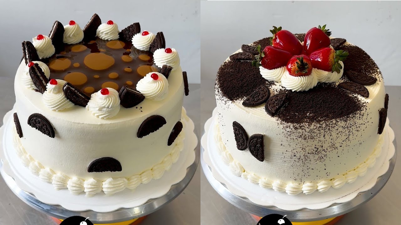 tutorial para decorar sencillos decorado de tortas con oreo - YouTube