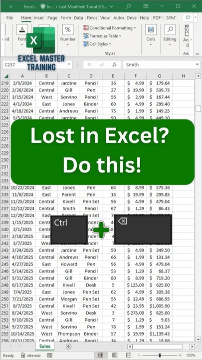 Never Get Lost in Excel Again! 🧭 #excel #exceltips #exceltutorial - YouTube
