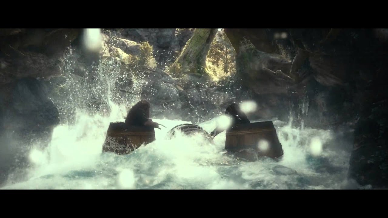 Hobbit water rides - YouTube