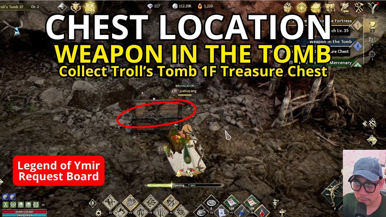 Chest Location - Weapon in the Tomb Legend of Ymir, Collect Troll's ...
