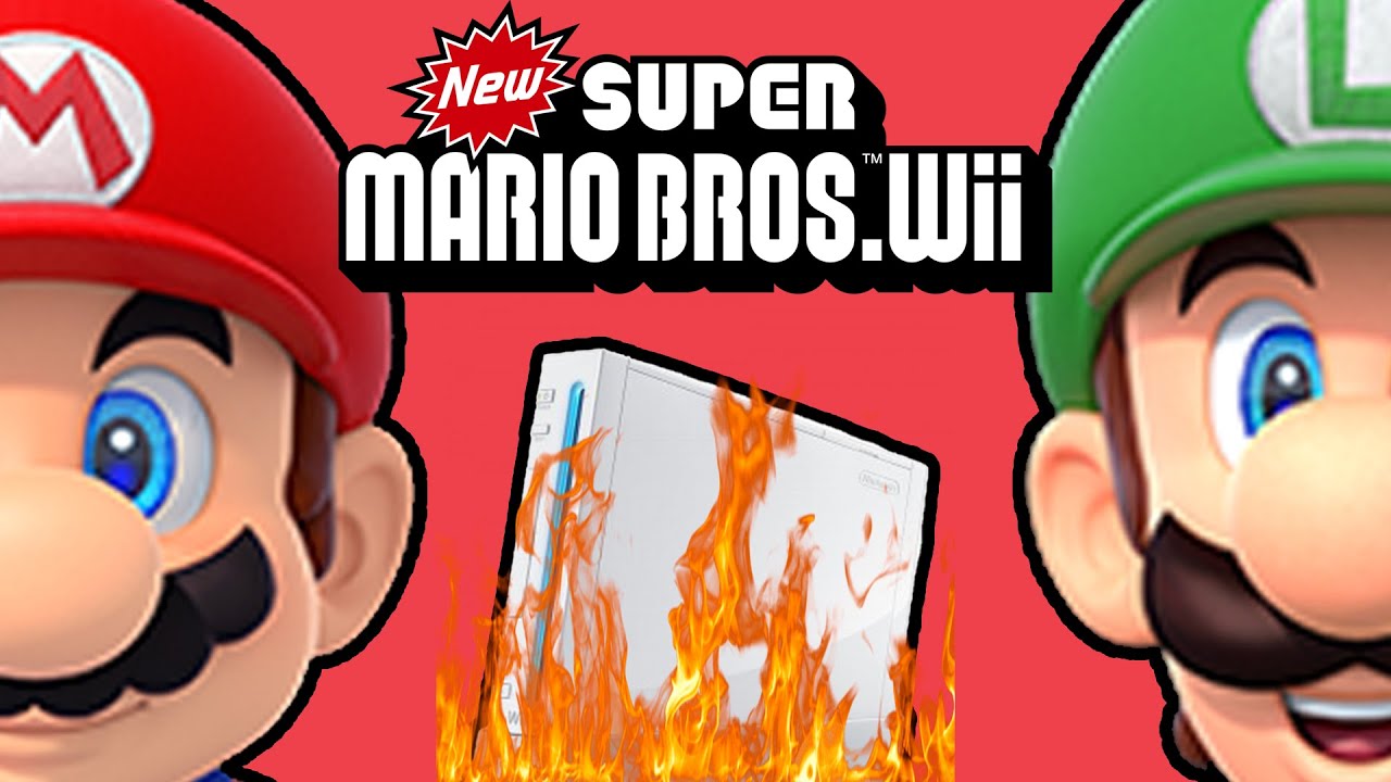 New Super Mario Bros. Wii, but Mario and Luigi are constantly at war ...
