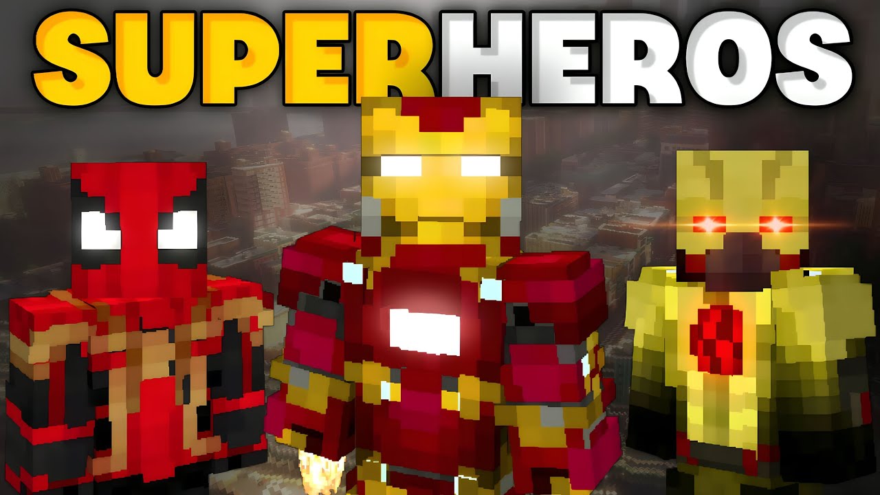 I Became every SUPERHERO in Minecraft ! - YouTube