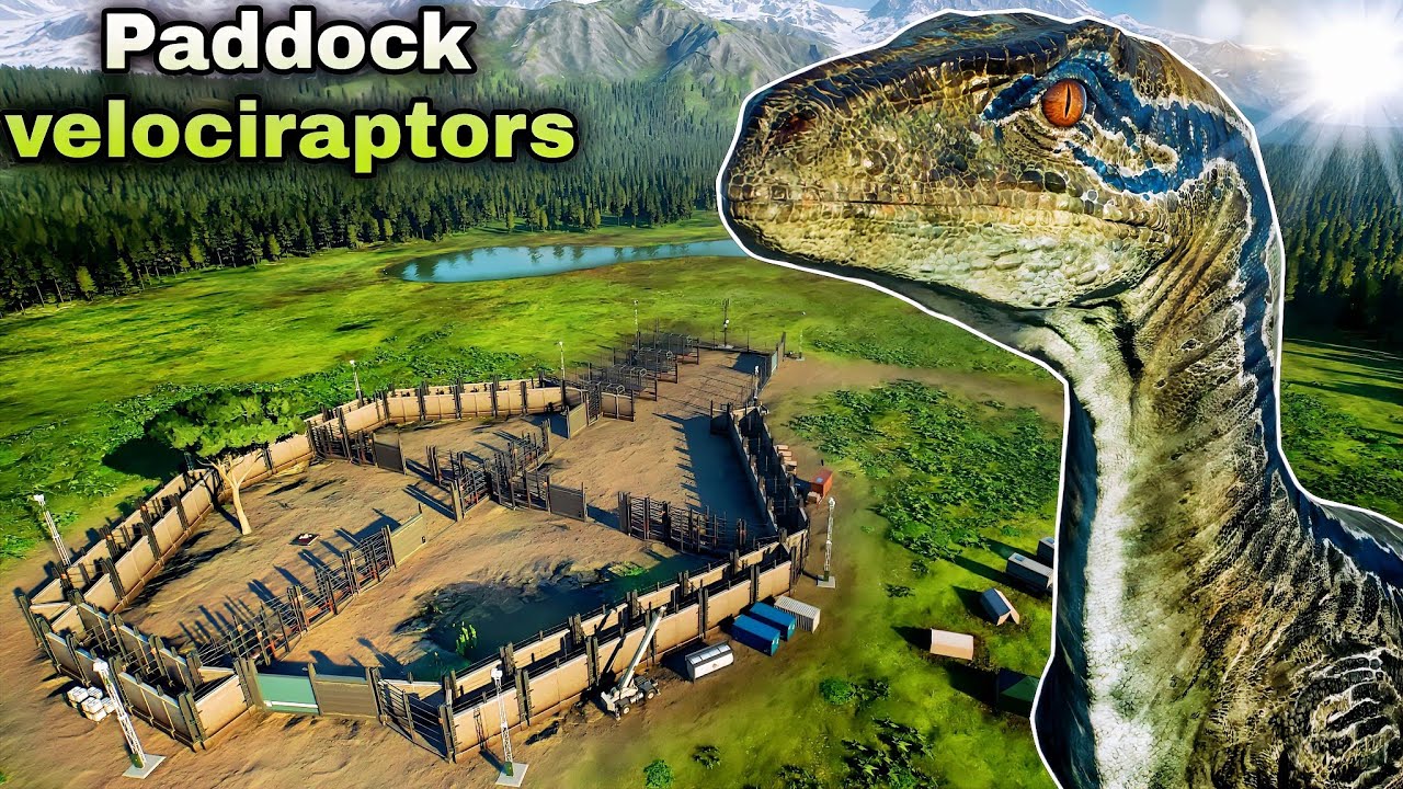 Como Construir o Cercado dos velociraptor de Jurassic world, em ...
