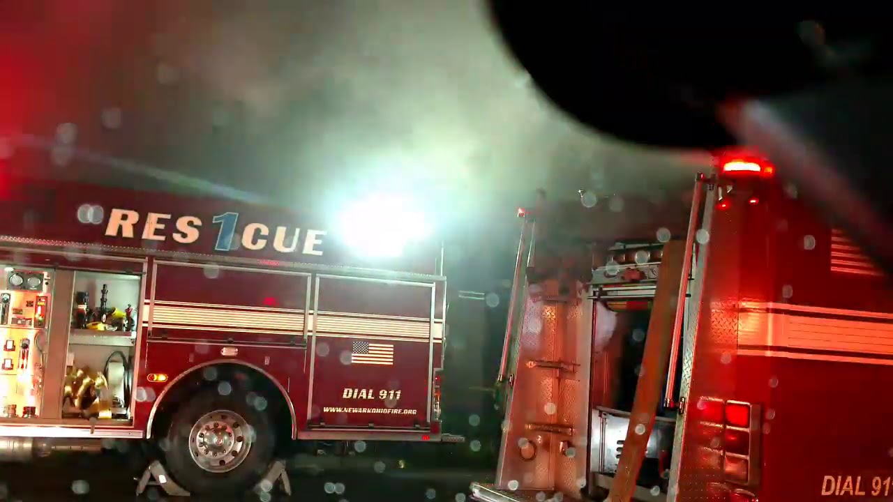 Newark Ohio Fire Department Arson Fire #2 at 32 N. Buena Vista St ...