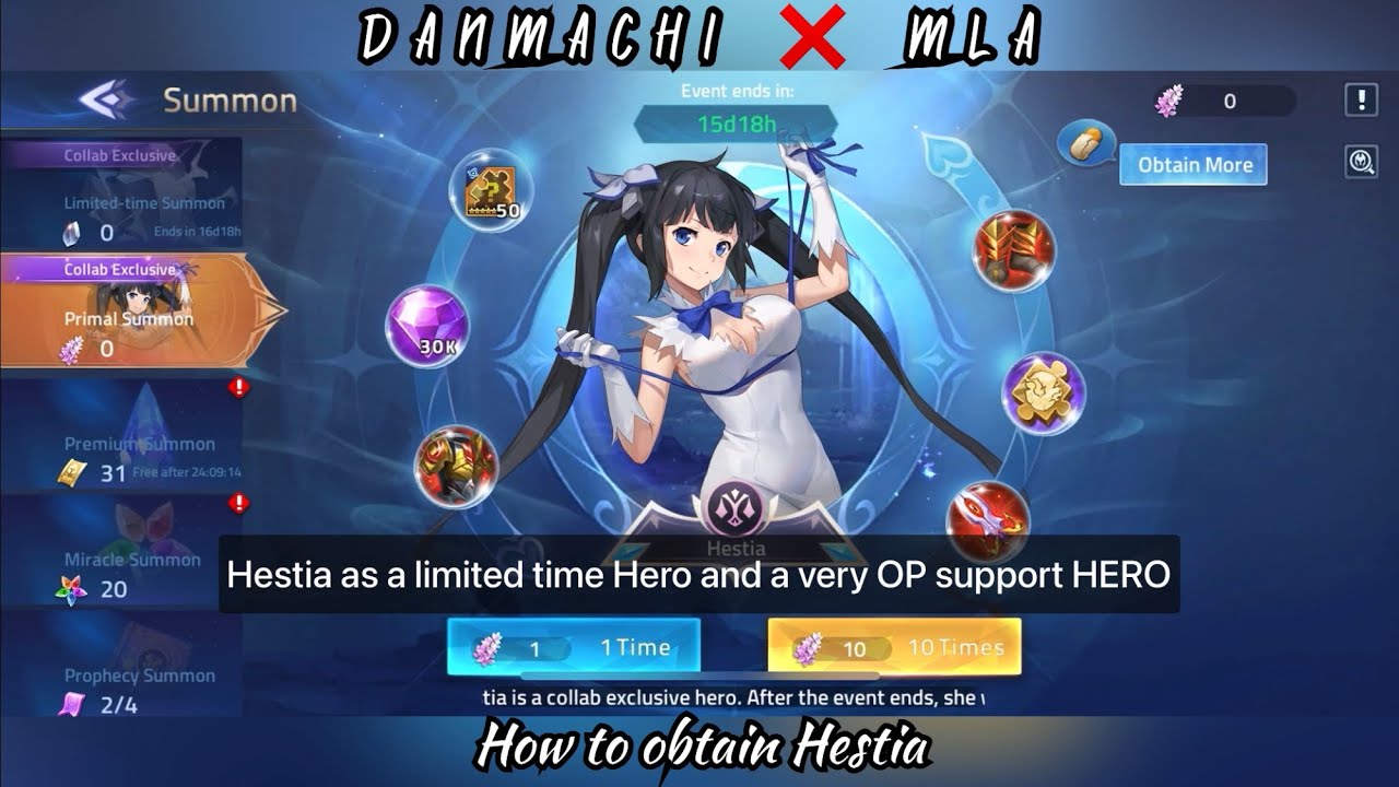 MLA | How to get Hestia - A very OP Support Hero that MLA has ever ...