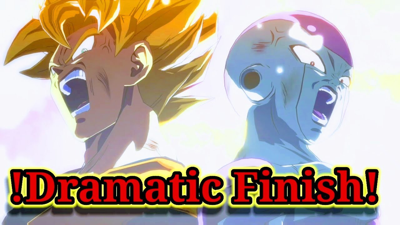 Dragonball Fighter Z: Goku and Frieza Dramatic Finish - YouTube