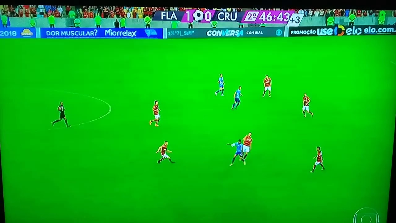 BRASILEIRÃO - FLA 1 X 0 CRU Resultado - YouTube