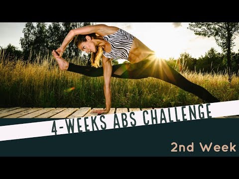 4-WEEKS ABS CHALLENGE | YOGA SIX PACK WORKOUT | 2ND WEEK