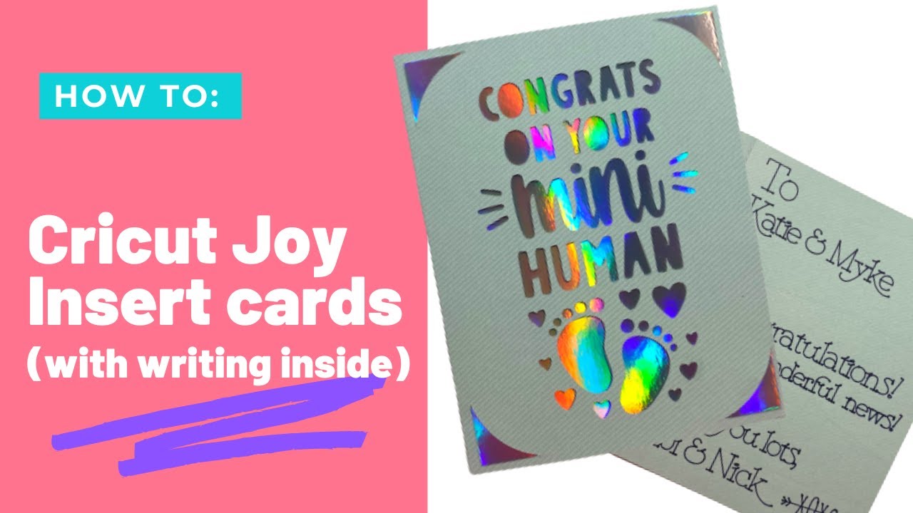 Cricut Insert Cards Making Cards With The Cricut Joy Tutorial YouTube Cricut Insert Cards Making Cards With The Cricut Joy Tutorial YouTube