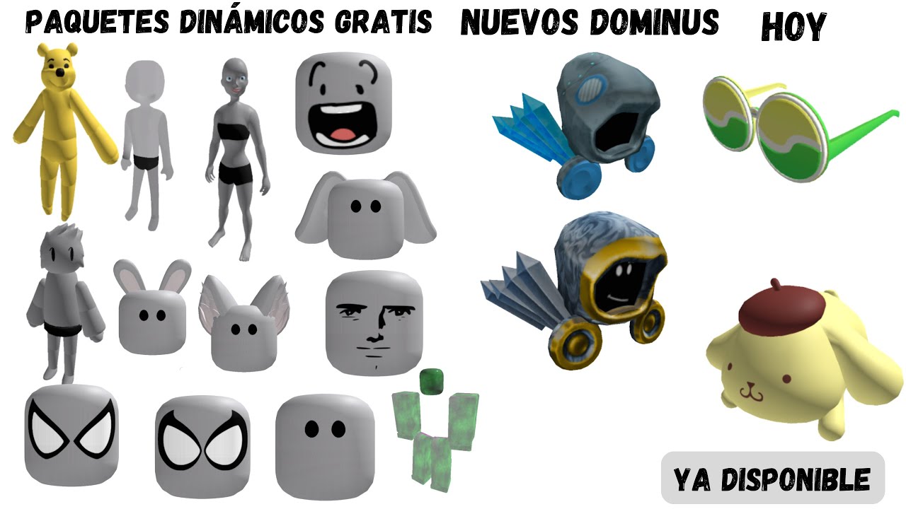 NOTICIAS DE ROBLOX - MUCHOS PAQUETES GRATIS, LIMITEDS DE HOY, Y DOMINUS ...
