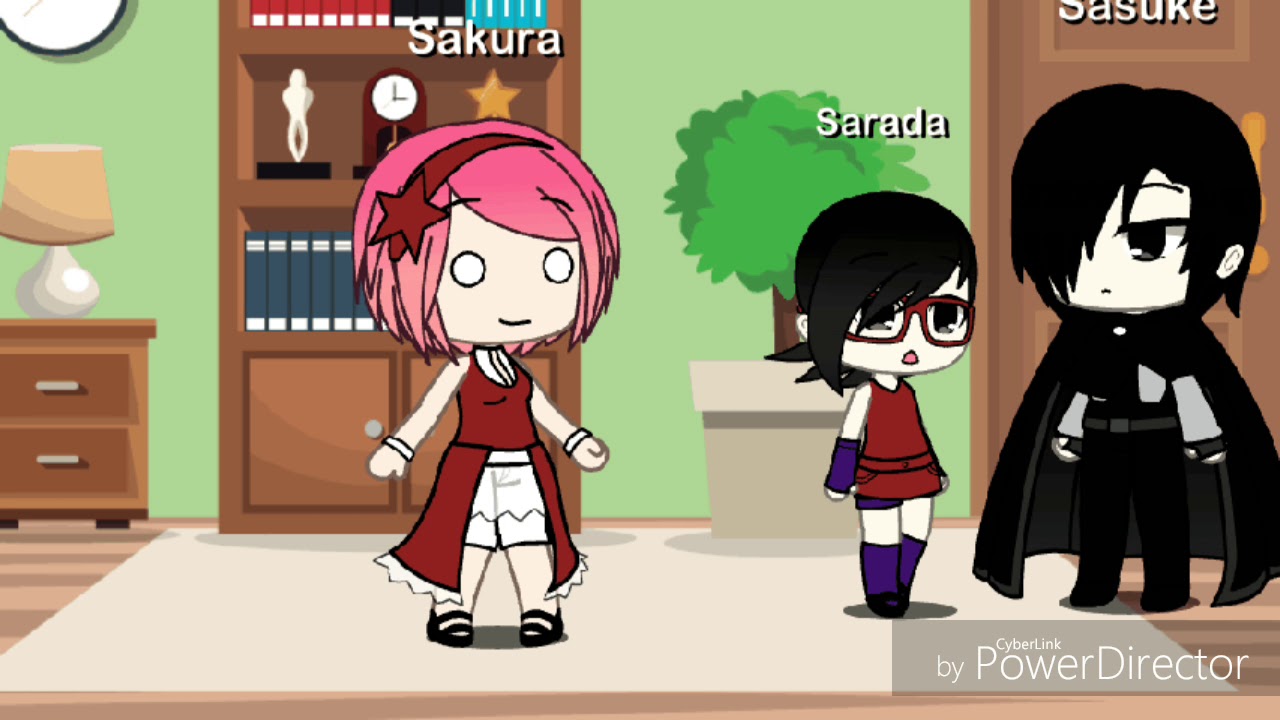 Sakura desmaia ao ver Sasuke em Gacha Life - YouTube