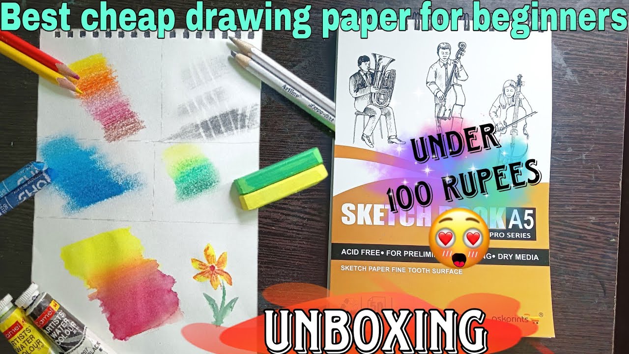 Cheap Drawing Paper for beginners_best and cheap drawing paper #artbook ...
