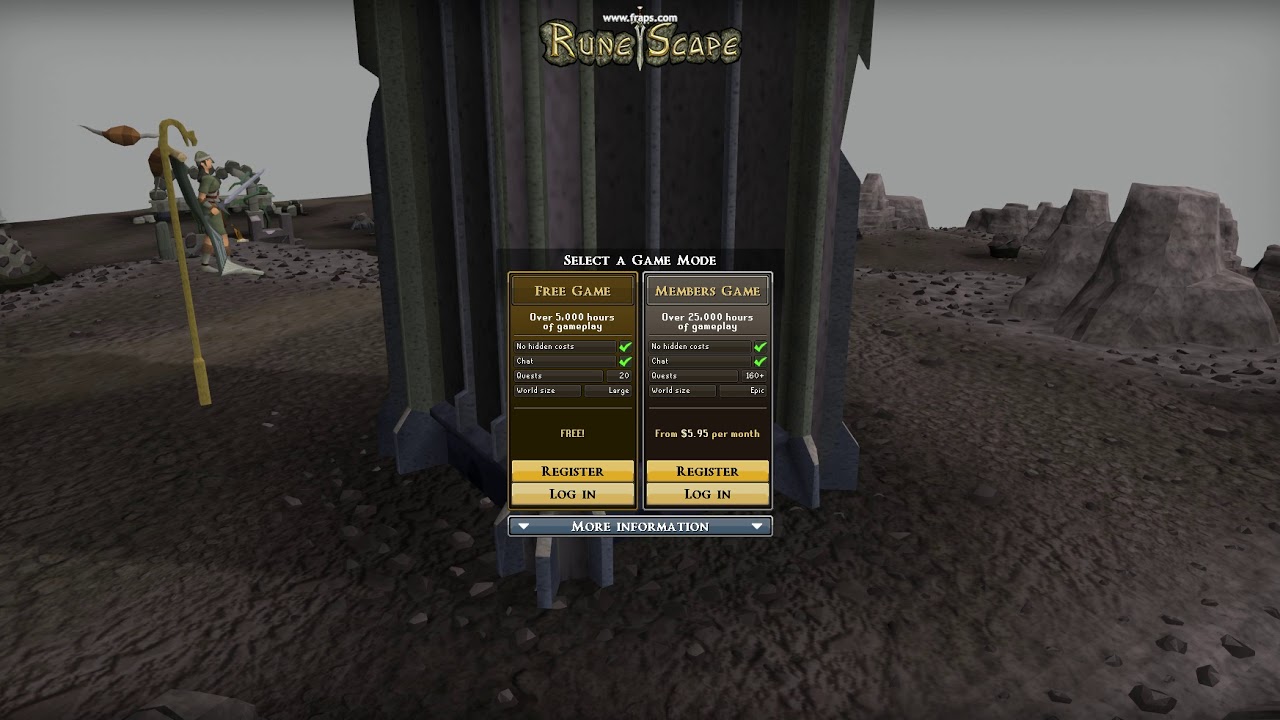 Runescape 2010, July 14th title screen - YouTube