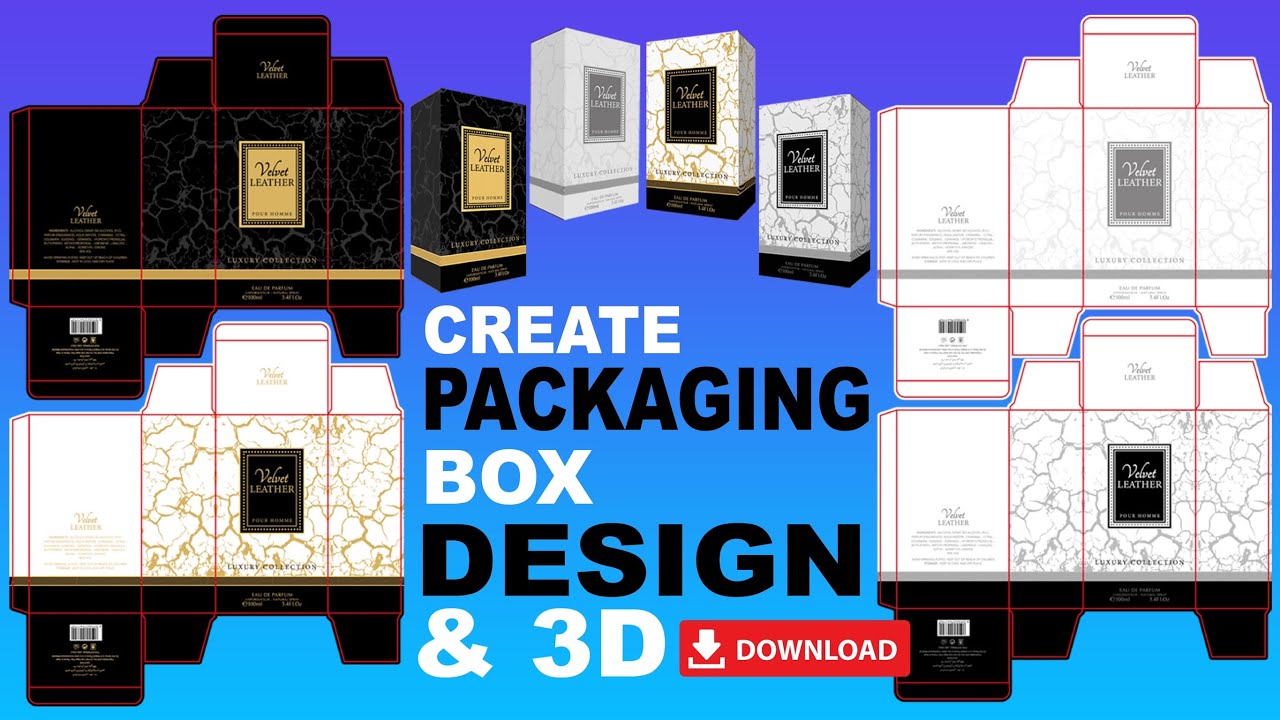 Create Perfume Designs | Packaging Designing Course | Lesson # 19 - YouTube