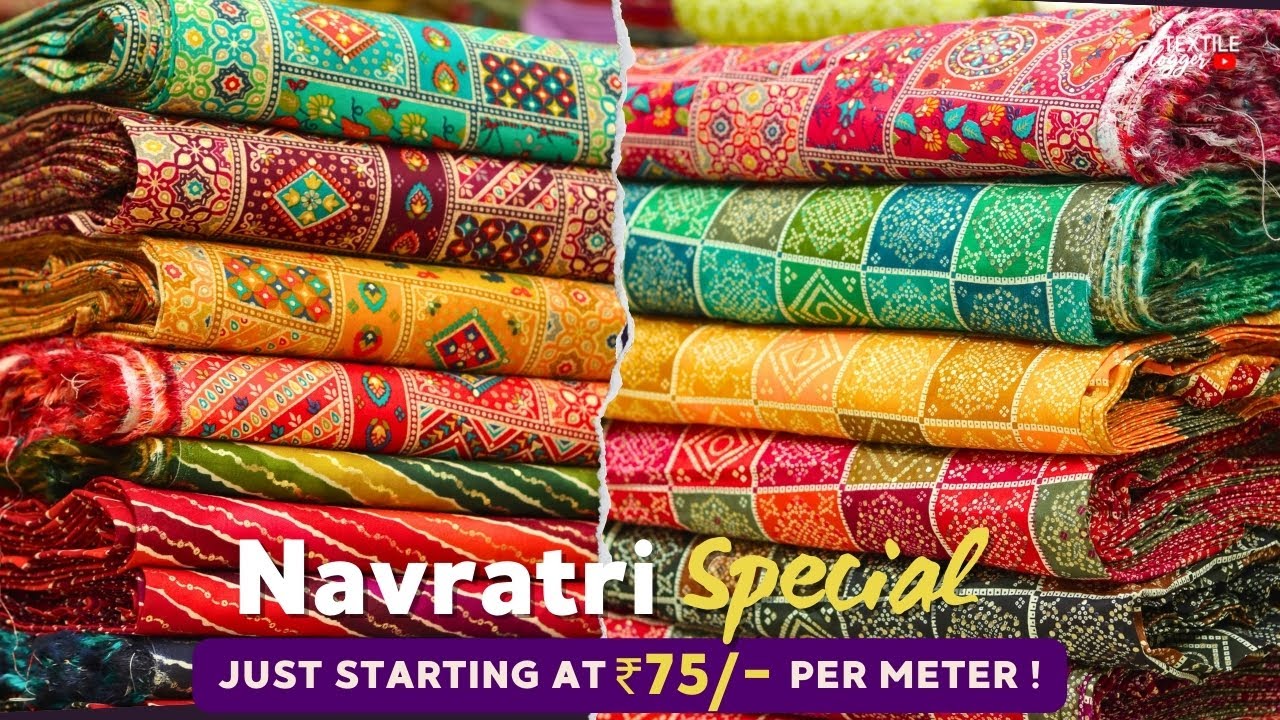 Navratri Special Fabrics Starting At ₹75/- | Cotton Fabric Wholesale ...