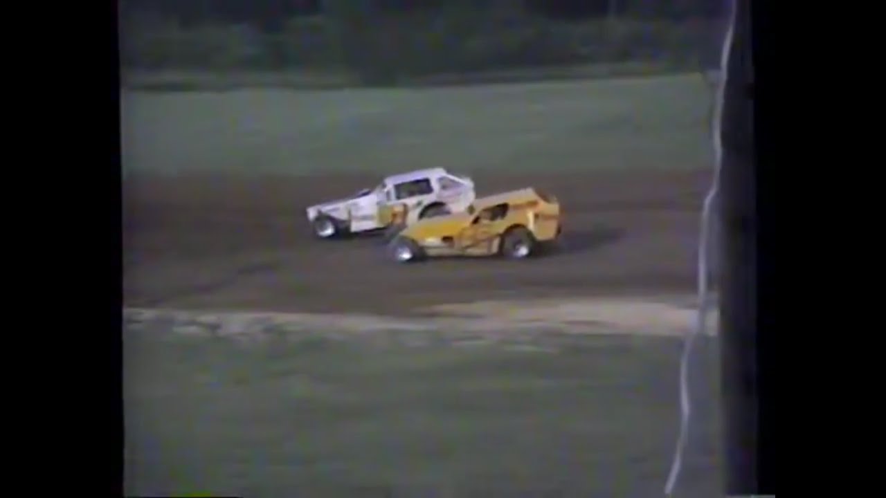 SPORTSMAN SPEEDWAY KNOX PA OUR JULY 8TH 1990 MODIFIED HEAT 2 - YouTube
