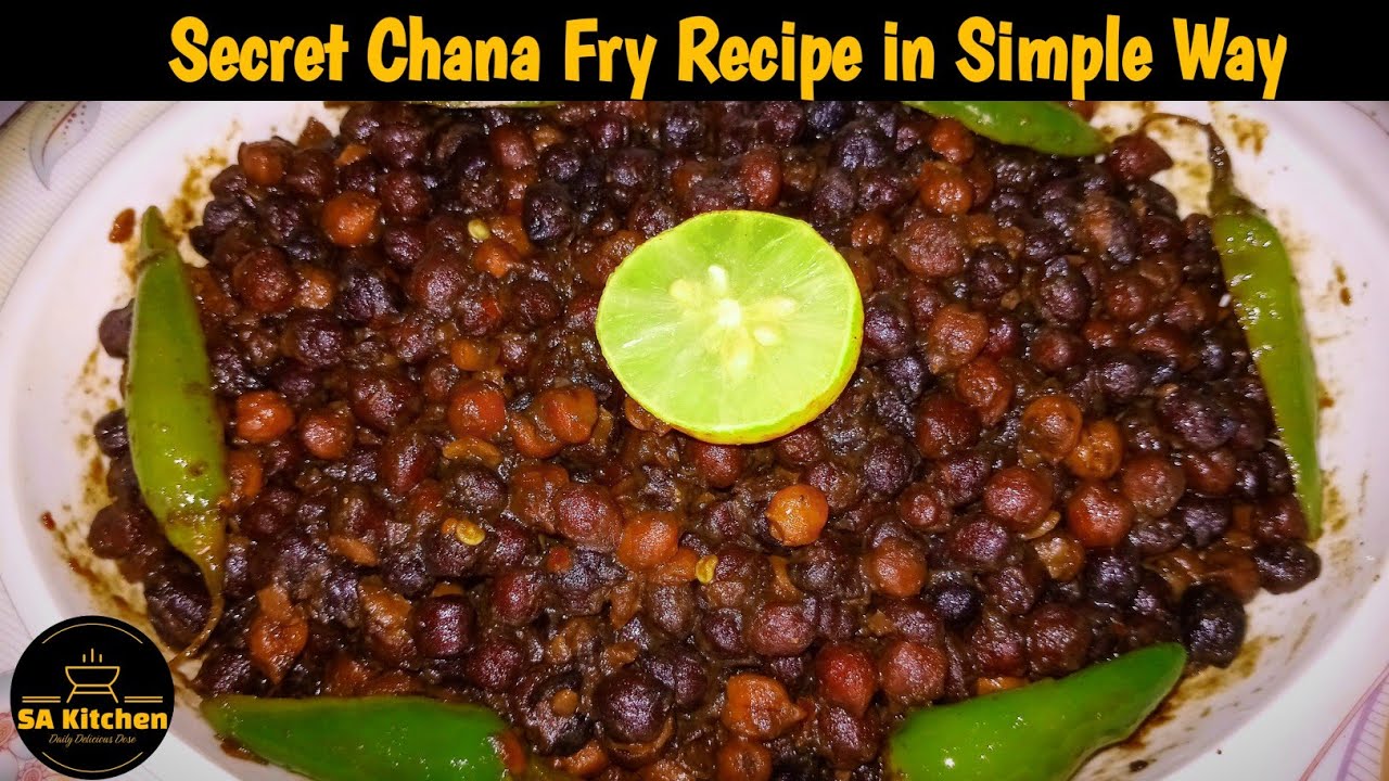 Delicious Chana Fry Recipe | Easy Chickpea Fry | SA Kitchen - YouTube