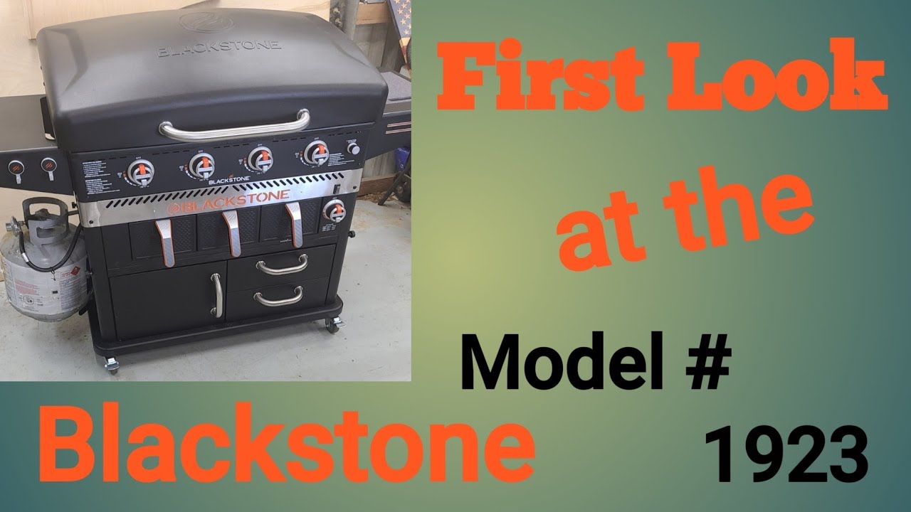 1st Look at the Model #1923 36" Blackstone griddle with Airfryers - YouTube