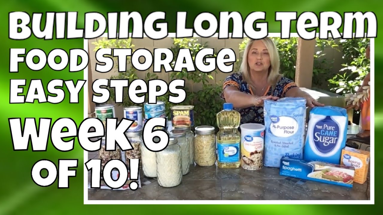 #6 Food Storage: How to build your Long Term Food Storage - YouTube
