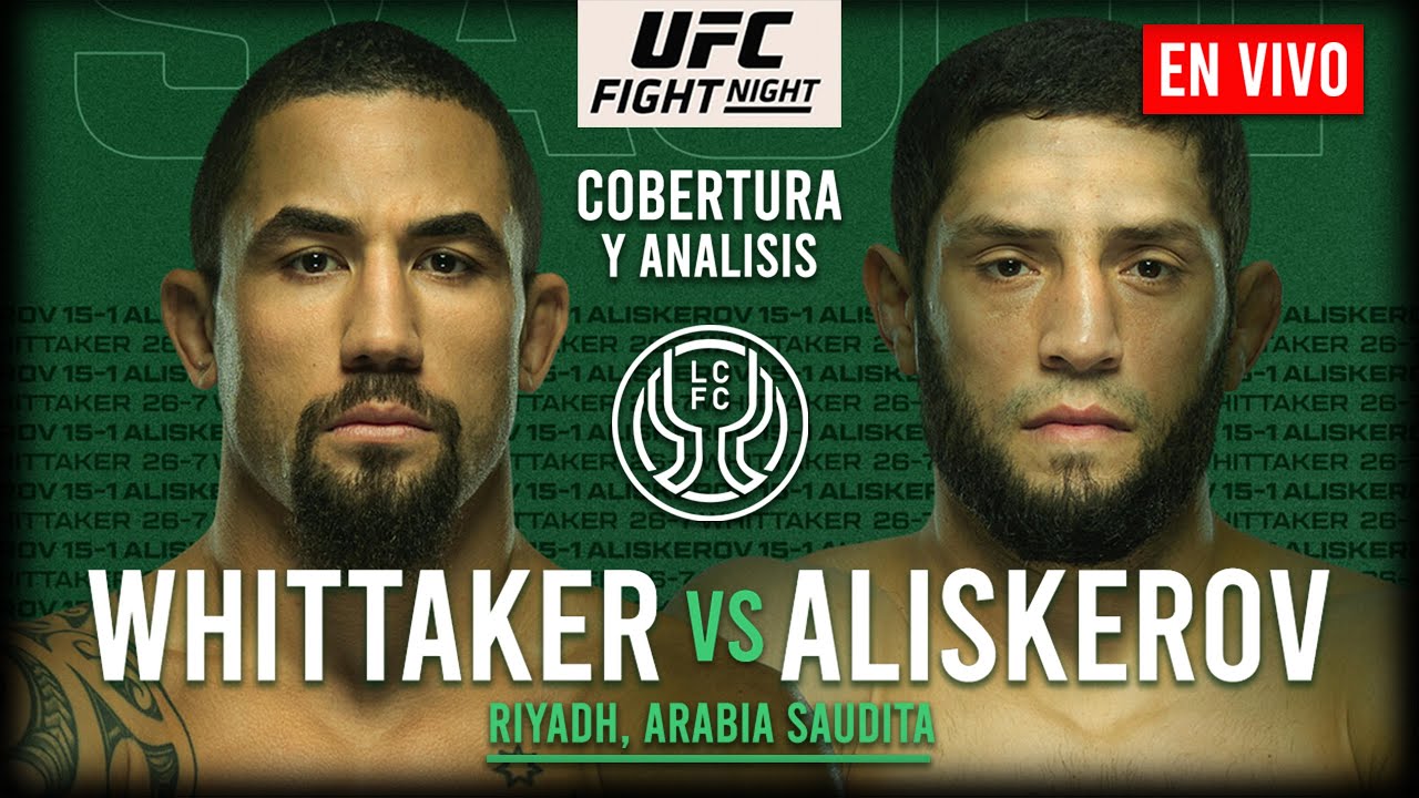 UFC FIGHT NIGHT: RIYADH, ARABIA SAUDITA. - YouTube