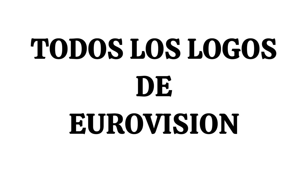 Todos los logos de Eurovision (1956 - 2023) | Xouyalol - YouTube