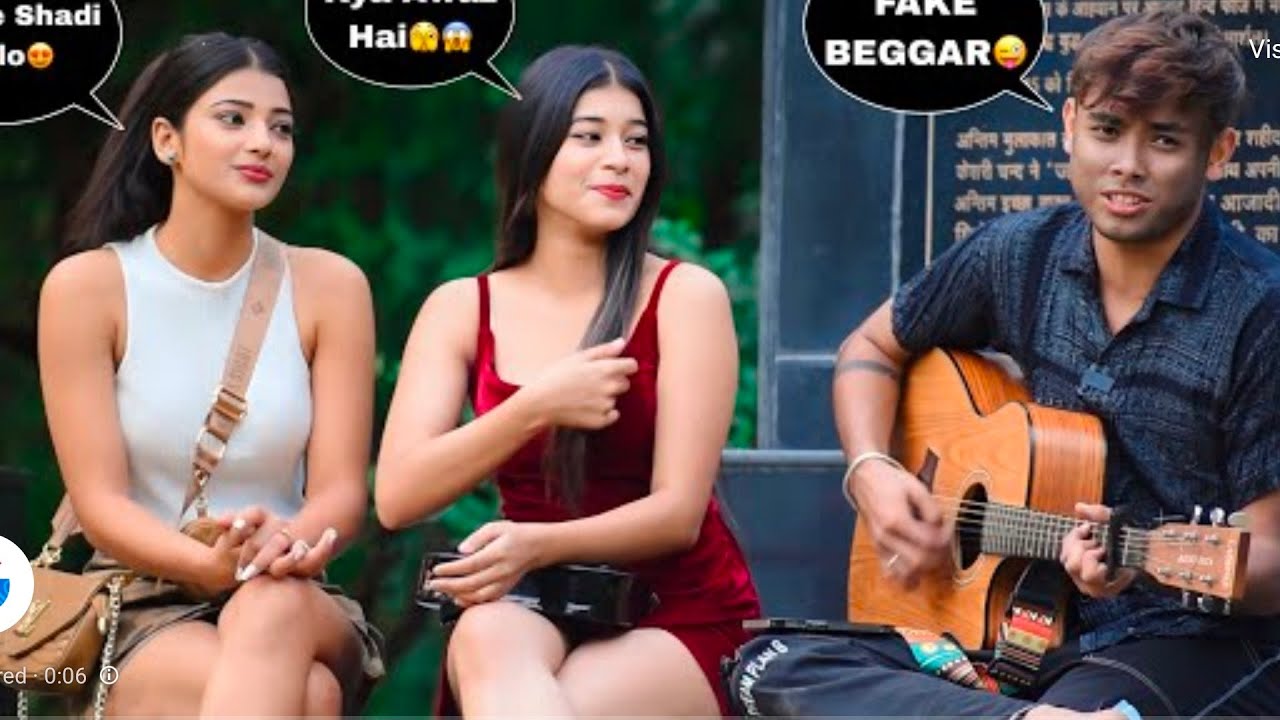 vimlesh Singh#guitar per song#girls prank video#2024 - YouTube