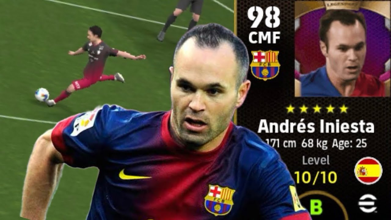Amazing Iniesta goals and assists collection [e-Football 2025] - YouTube