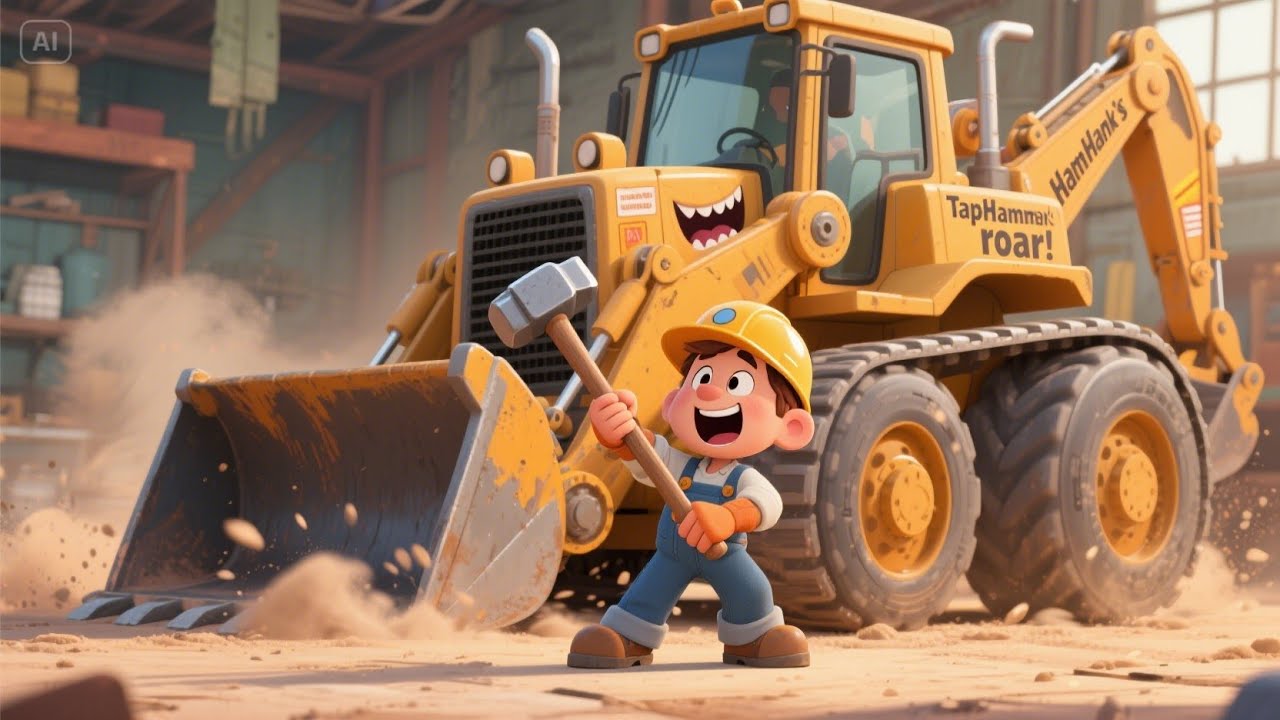 14 Tiny Tools and Big Machines | Exciting Construction Song for Kid ...