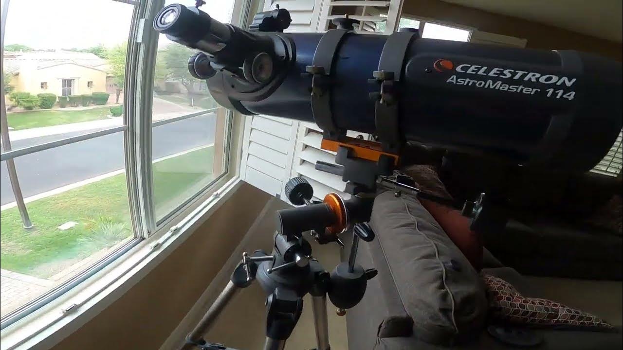 New celestron astromaster 114 eq reflector telescope! - YouTube