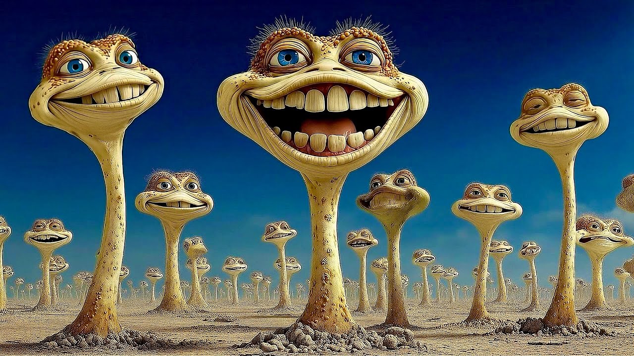 Freaky Frog | Surreal AI Art Video - YouTube