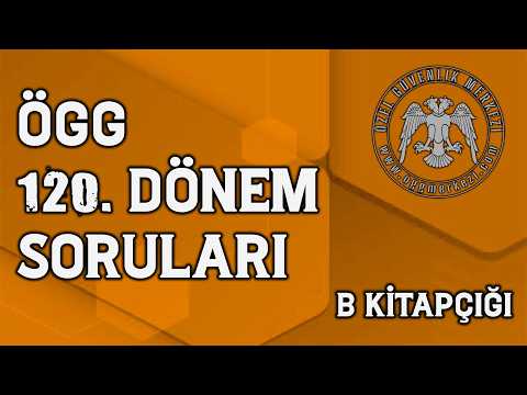 ÖZEL GÜVENLİK 120 DÖNEM SINAV SORULARI B KİTAPÇIĞI | #Özel #Güvenlik #Sınav #Soruları