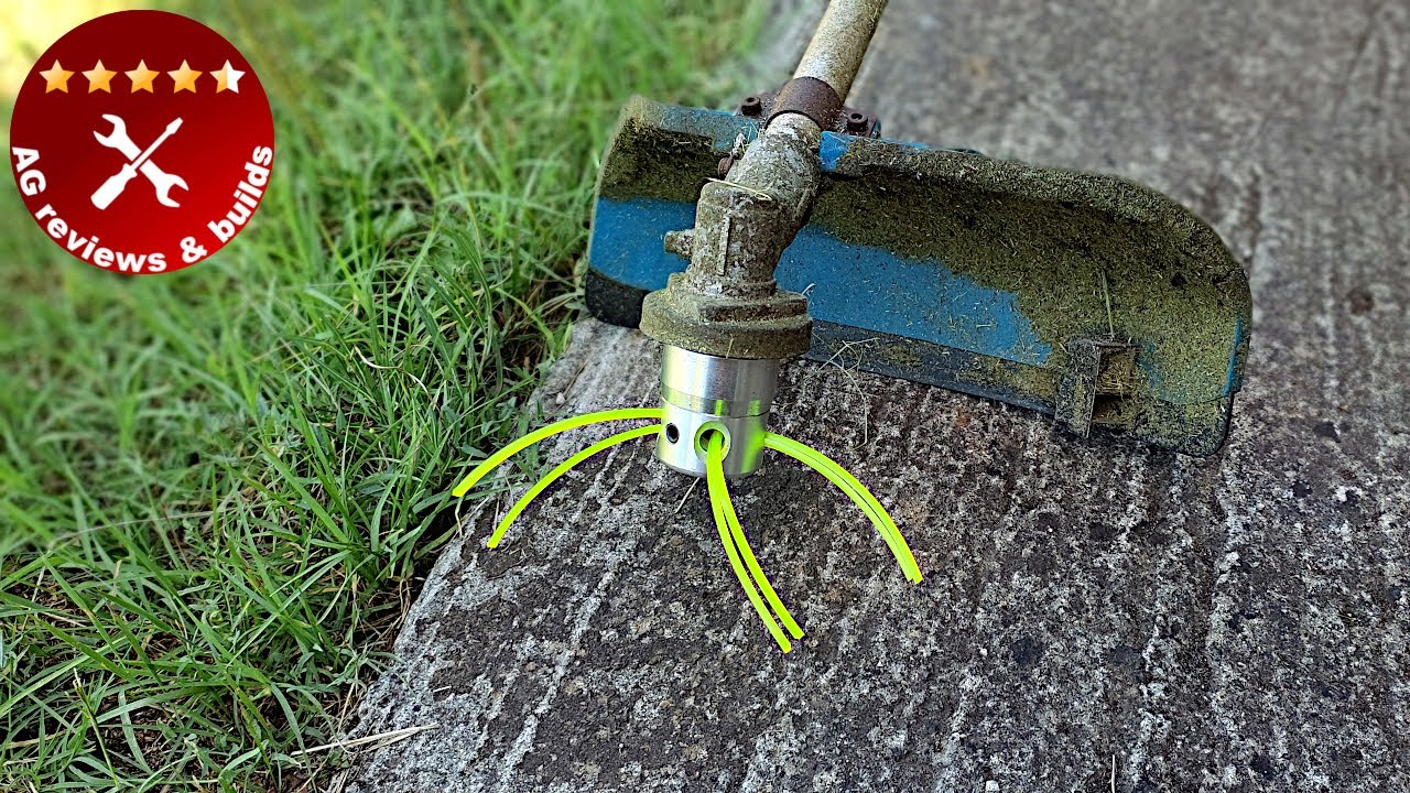 Aluminium Grass Trimmer Head with 4 Lines - How to Install - YouTube