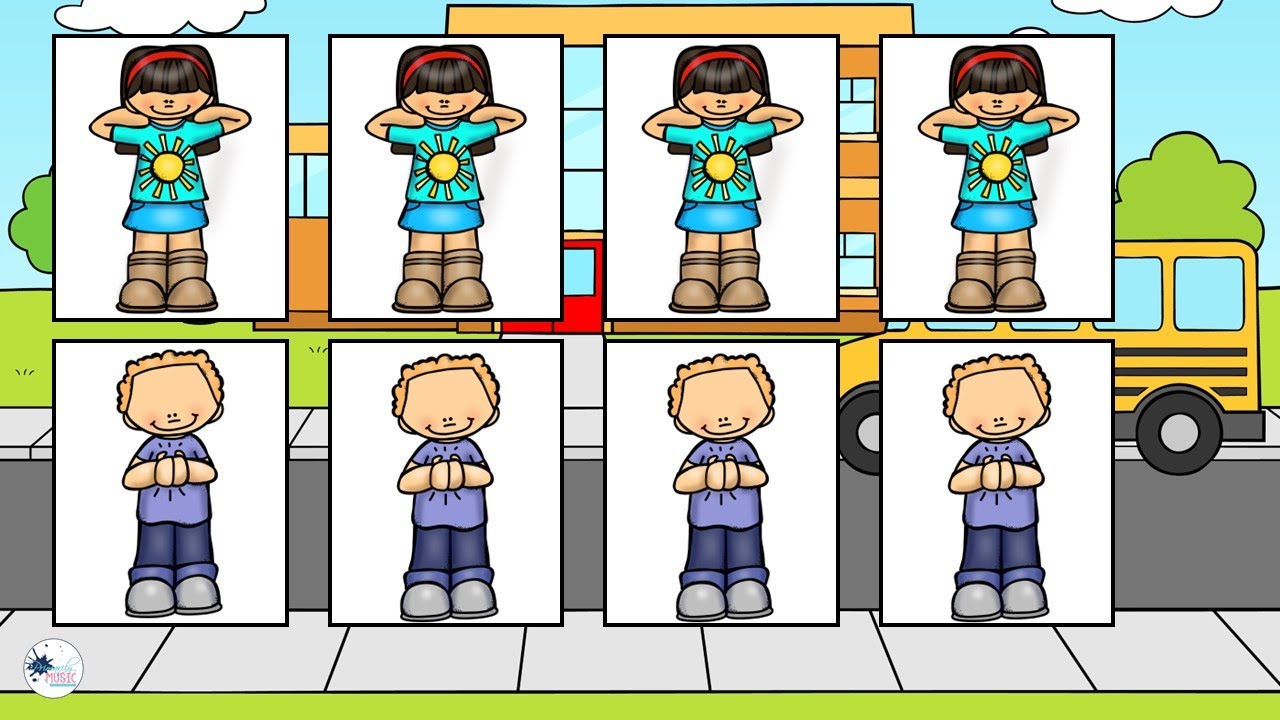 Back to School Steady Beat Body Percussion - YouTube