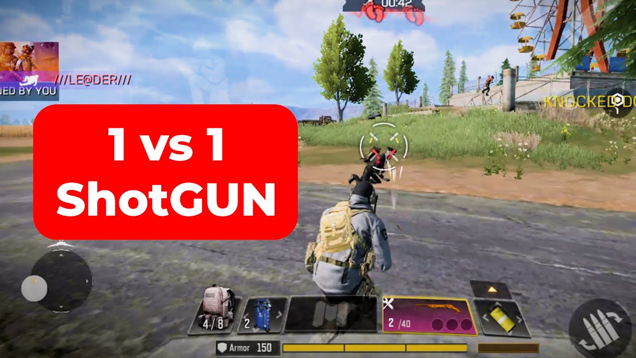 Friends wanted ShotGun 1vs 1 - Then this happened - YouTube