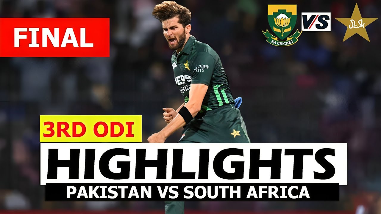 Pakistan vs South Africa 3rd Match Highlights | Intense Battle of the ...