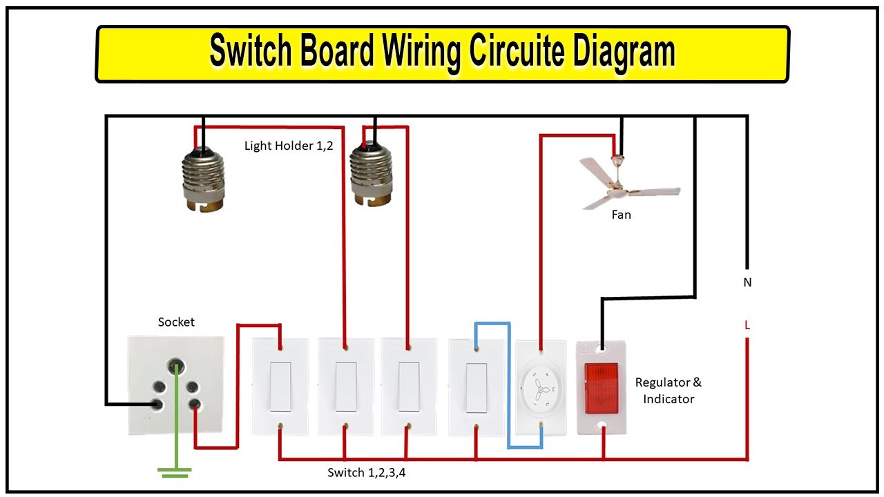 How To Make Switch Board Wiring Diagram | Switch Board - YouTube