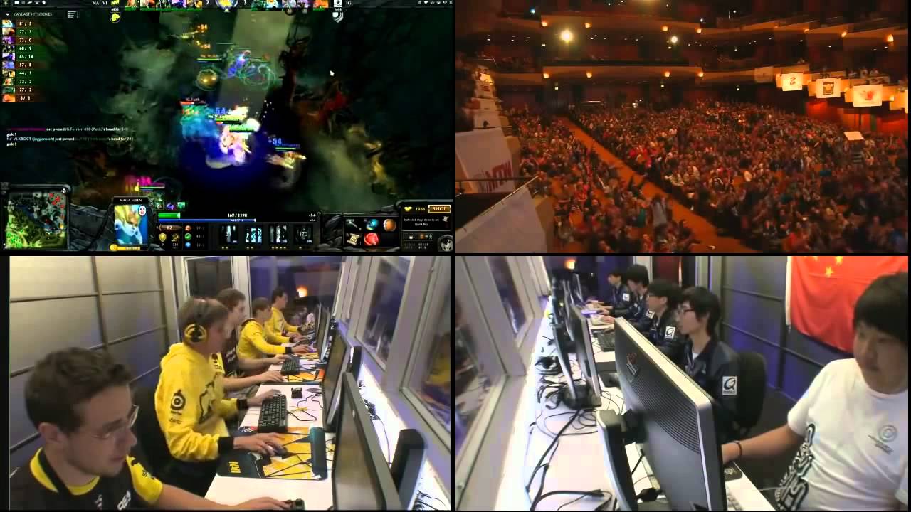 Multicam NaVi vs iG Epic Teamfight TI2 Dota 2 - YouTube