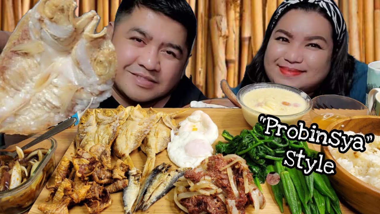Filipino Breakfast Mukbang | TUYO! DAING/BULAD BISUGO! DRIED PUSIT ...