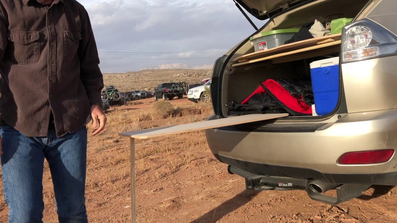 Table Build for Lexus RX350 SUV Camper - YouTube