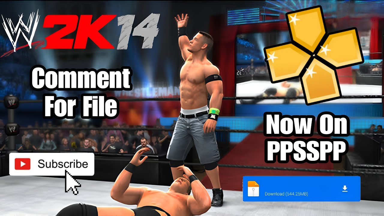 WWE 2K14 - Now In PPSSPP Full tutorial download now #psp - YouTube