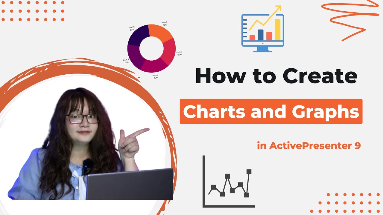 How to Create Charts and Graphs in ActivePresenter 9 - YouTube